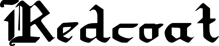 Redcoat Expanded font