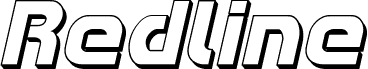 Redline font