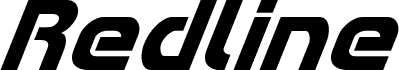 Redline font