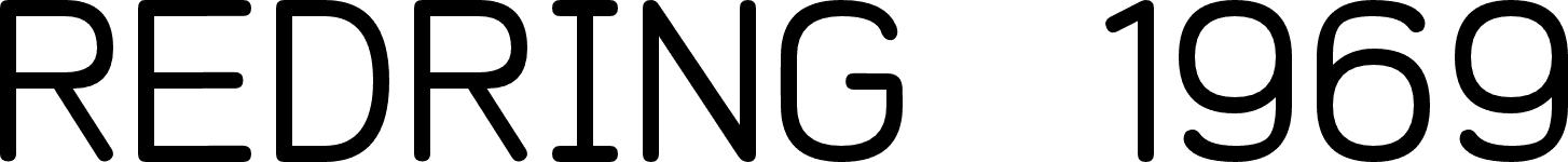 REDRING 1969 font