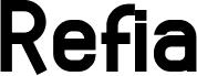 Refia Bold font