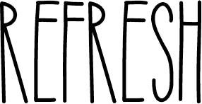 Refresh Regular font
