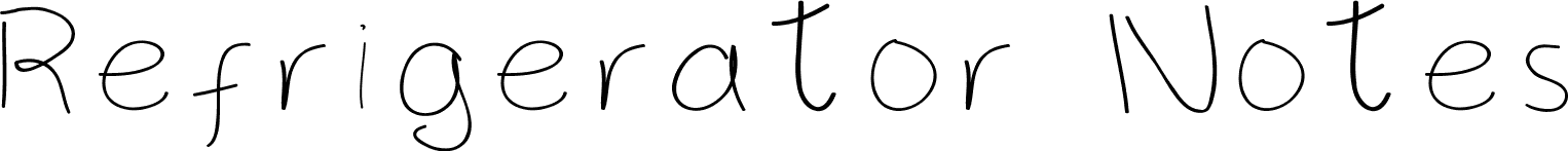 Refrigerator Notes font | Fonts2u.com