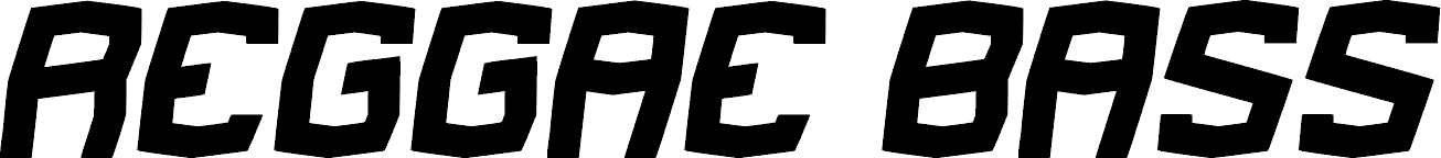 REGGAE BASS Italic font | Fonts2u.com
