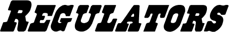 Regulators Shadow font