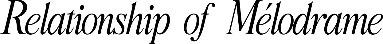 relationship of mélodrame regu font | Fonts2u.com