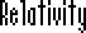 Relativity Short font