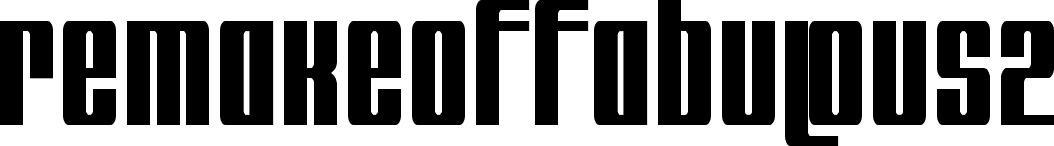 remakeoffabulous2 Light font | Fonts2u.com