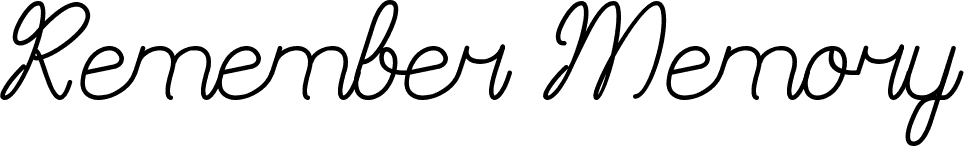 Remember Memory font | Fonts2u.com