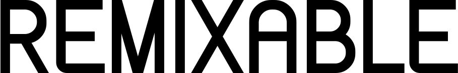 REMIXABLE font | Fonts2u.com