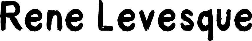 Rene Levesque Bold font | Fonts2u.com