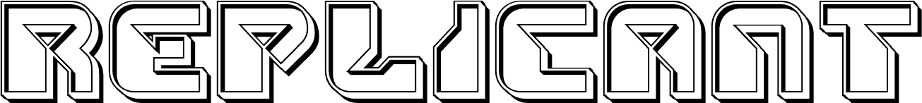 Replicant Engraved font | Fonts2u.com
