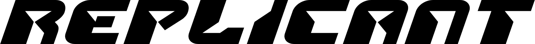 Replicant Expanded Italic font | Fonts2u.com