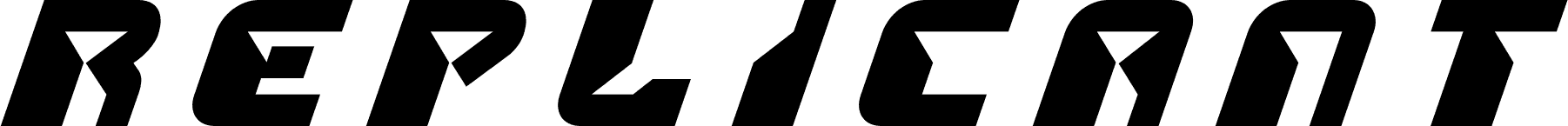 Replicant Title Italic font | Fonts2u.com