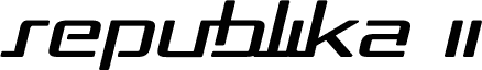 Republika II font | Fonts2u.com