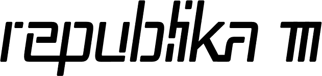 Republika III Cnd Italic font | Fonts2u.com
