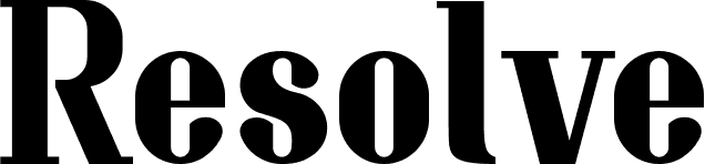 Resolve-Regular font