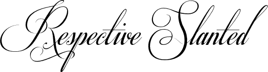 Respective Slanted font