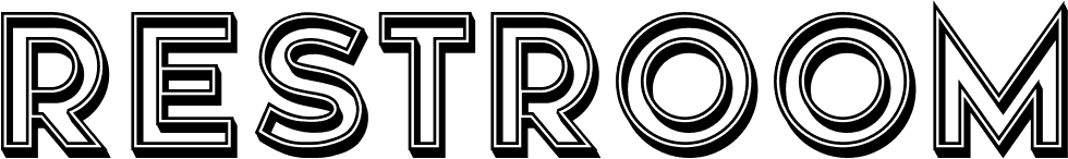 Restroom Regular font | Fonts2u.com