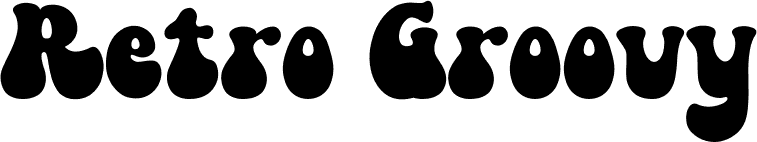 Retro Groovy font