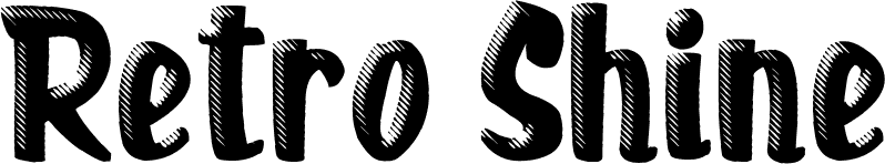 Retro Shine font