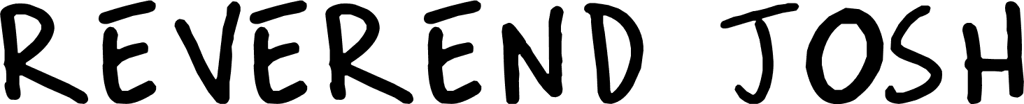 REVEREND JOSH font | Fonts2u.com