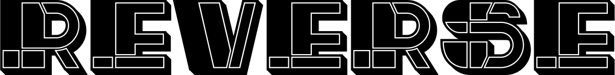 Reverse Filled Regular font | Fonts2u.com