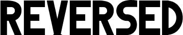 Reversed Demo font | Fonts2u.com