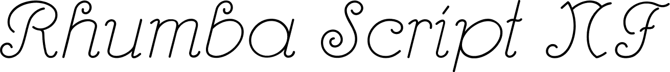 Rhumba Script NF font | Fonts2u.com