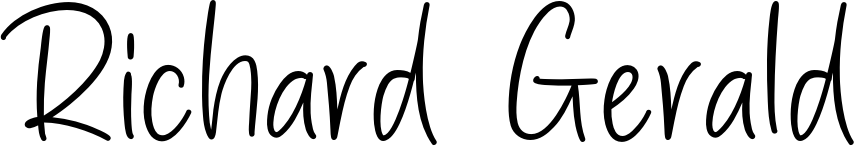 Richard Gerald font | Fonts2u.com