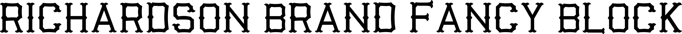 Richardson Brand Fancy Block font | Fonts2u.com