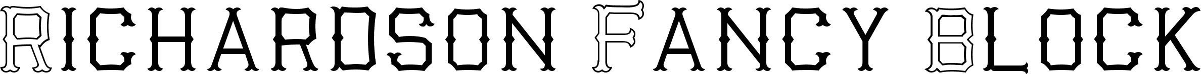 Richardson Fancy Block font | Fonts2u.com