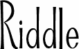 Riddle-Script font | Fonts2u.com