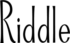 Riddle-Upright font | Fonts2u.com