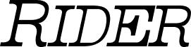 Rider Widest Ultra-expanded Bold Italic font