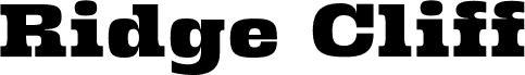 RidgeCliffOutlineDemo font | Fonts2u.com