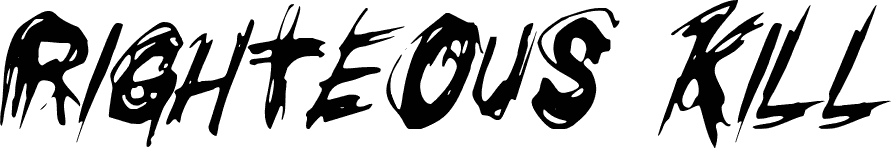 Righteous Kill Condensed Italic font | Fonts2u.com