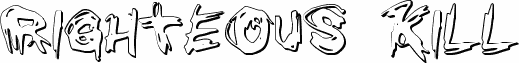 Righteous Kill font | Fonts2u.com