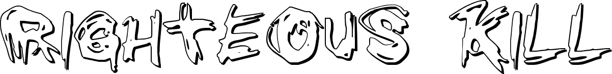 Righteous Kill Outline fuente