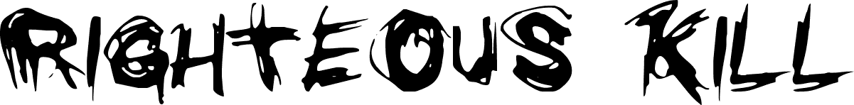 Righteous Kill font | Fonts2u.com