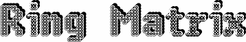 Ring Matrix font