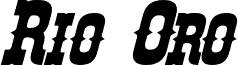 Rio Oro font | Fonts2u.com