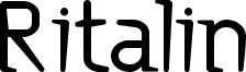 Ritalin ExtraBold czcionka | Fonts2u.com