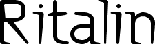 Ritalin ExtraBold czcionka | Fonts2u.com