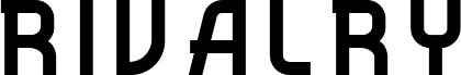 Rivalry 3D font