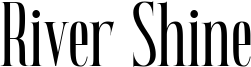 River SHINE Italic font | Fonts2u.com