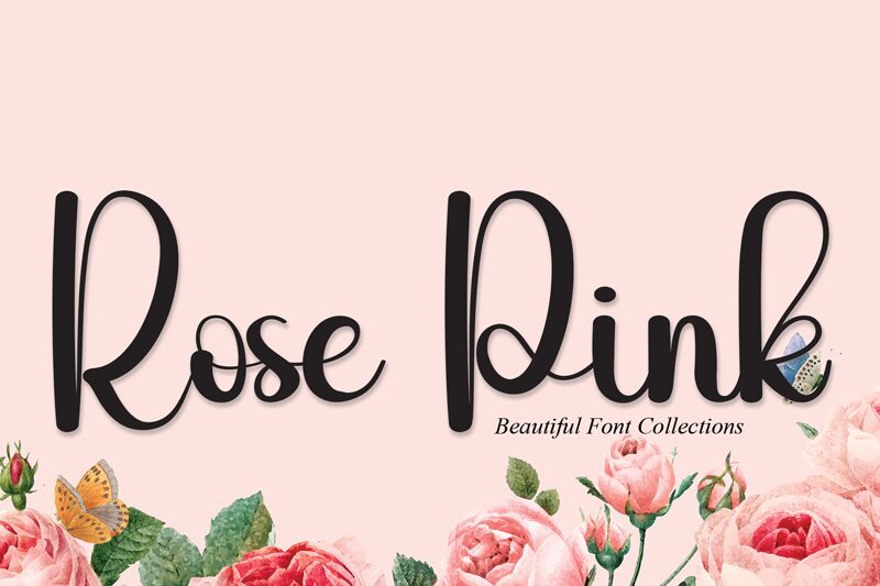 Rose Pink font | Fonts2u.com