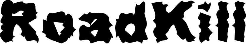 RoadKill font | Fonts2u.com
