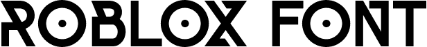 Roblox Font Regular 字体 | Fonts2u.com