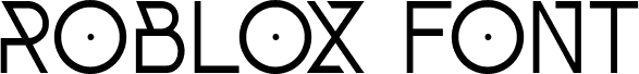 Roblox Font Regular czcionka